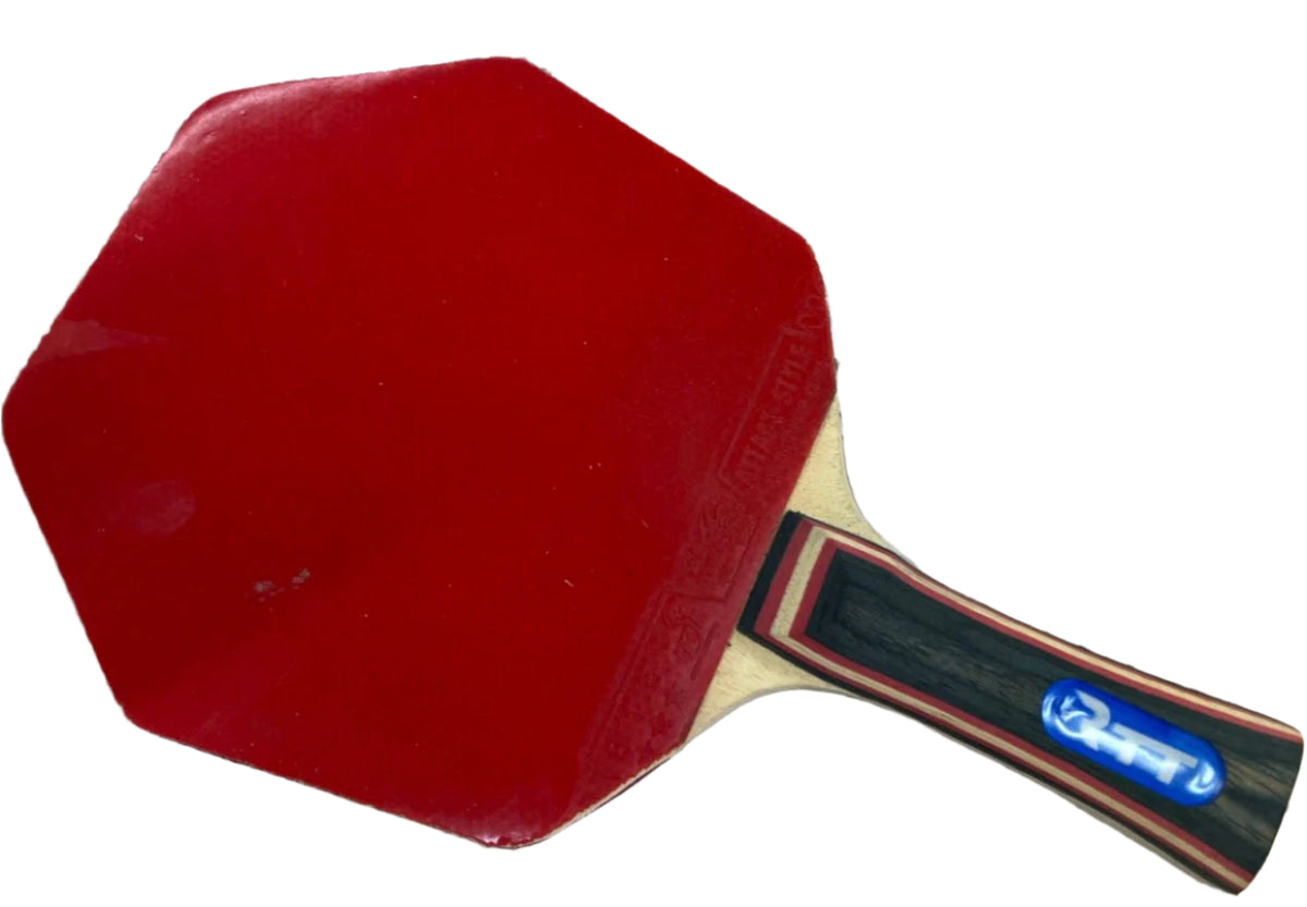 Rtt premade Hexagonal bat with cover – Rodney's Table Tennis