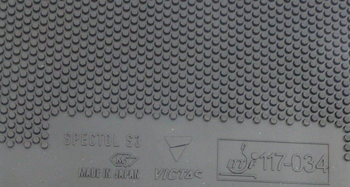 Victas Spectol S3 short pimple rubber – Rodney's Table Tennis