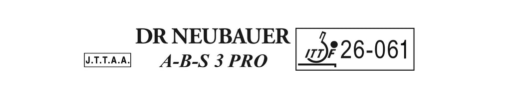 Dr Neubauer A-B-S 3 Pro Anti Spin Rubber – Rodney's Table Tennis