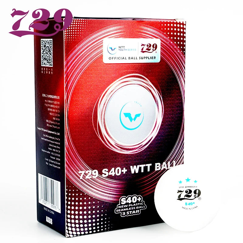 729 Friendship 3stars WTT seamless S40+ 6 pack balls – Rodney's Table ...