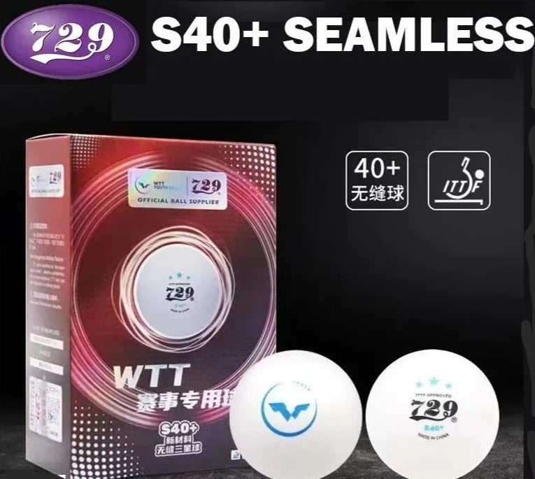 729 Friendship 3stars WTT seamless S40+ 6 pack balls – Rodney's Table ...