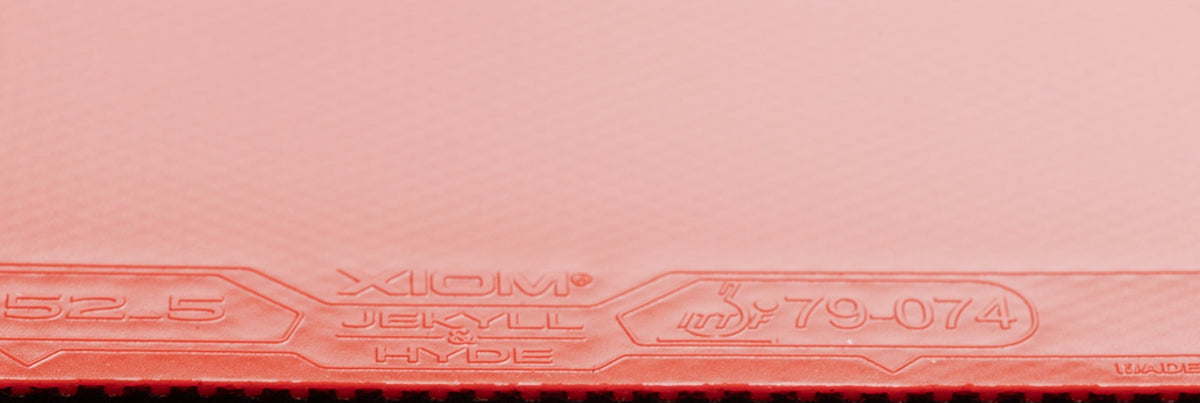 Xiom Jekyll & Hyde Z 52.5 rubber – Rodney's Table Tennis
